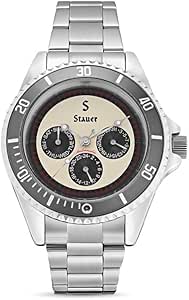 Amazon.com: Stauer Spartan Men’s Automatic Watch – 46mm Stainless Steel ...