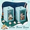 Amazon.com: Juexica 2 Pcs Seashell Display Box Seashell Holder Beach ...