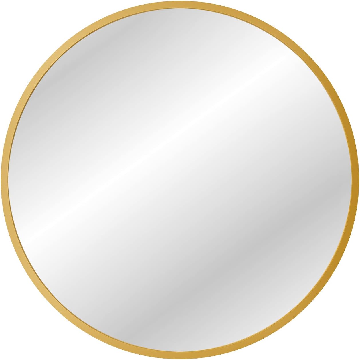 Amazon.com: X Home 36 Inch Round Gold Mirror, Large Circle Mirror for ...