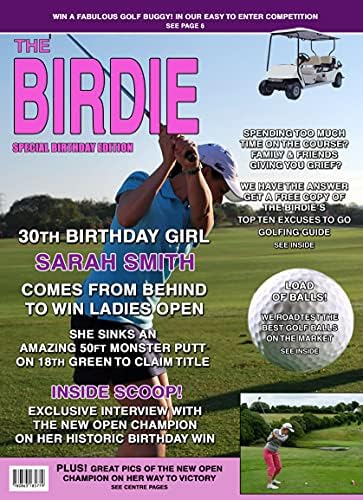 Personalised Women's Golf Funny Spoof Birthday Greeting Card : Amazon ...