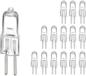 15pcs G5.3 12V 20W/35W/50W/75W Halogen Light Bulbs Long Life Capsule ...