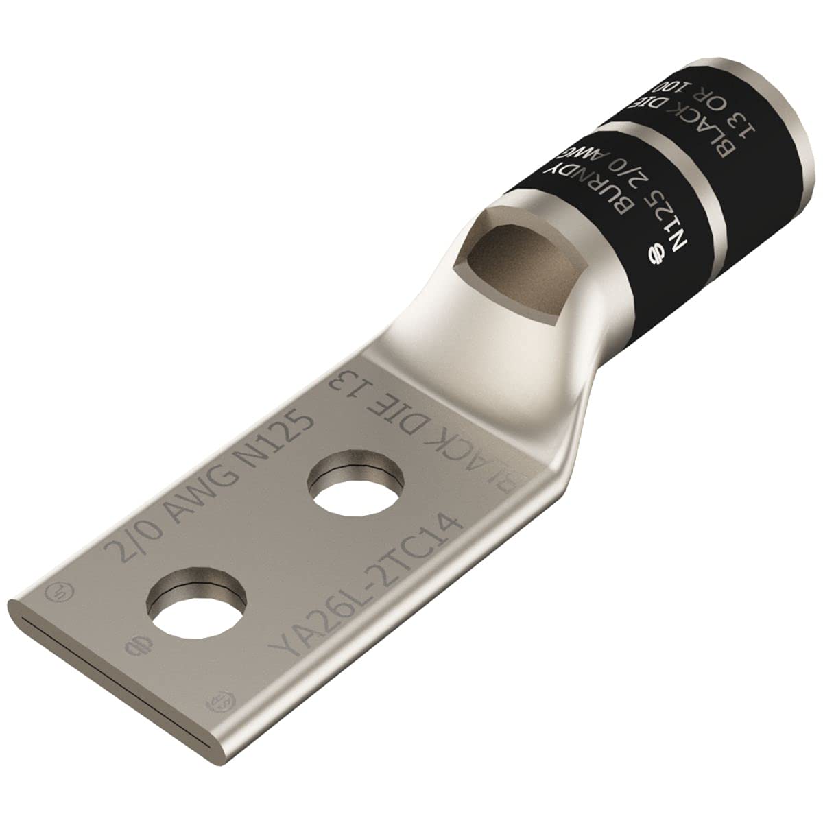 Amazon.com: Burndy YA26L-2TC14E1 Two Hole Hylug Code Conductor Standard ...