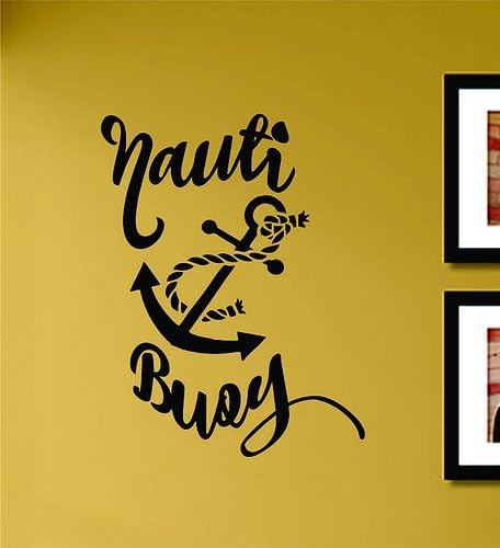 Amazon.com: Nauti Buoy Sailboat Fishing Anchor and Rope Vinyl Wall Art ...