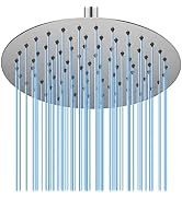 BSTIIU 4 Inch Shower Arm with Flange, Ceiling Mounted Shower Head ...