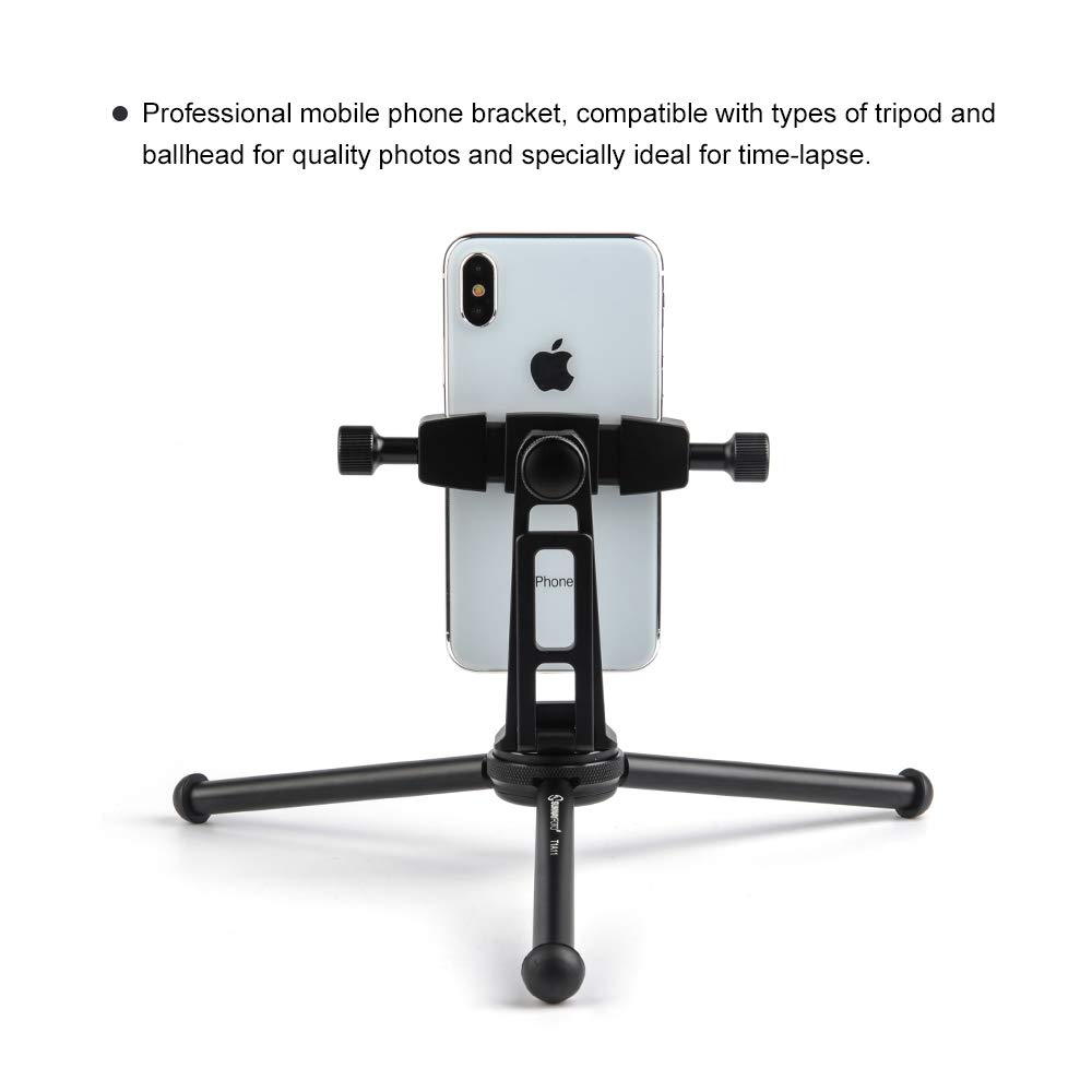 SUNWAYFOTO CPC-01 Mobile Phone Clamp Mount Cell Holder for Arca Swiss ...