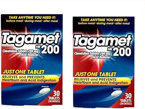 Amazon.com: Tagamet HB 200 mg Cimetidine Acid Reducer and Heartburn ...
