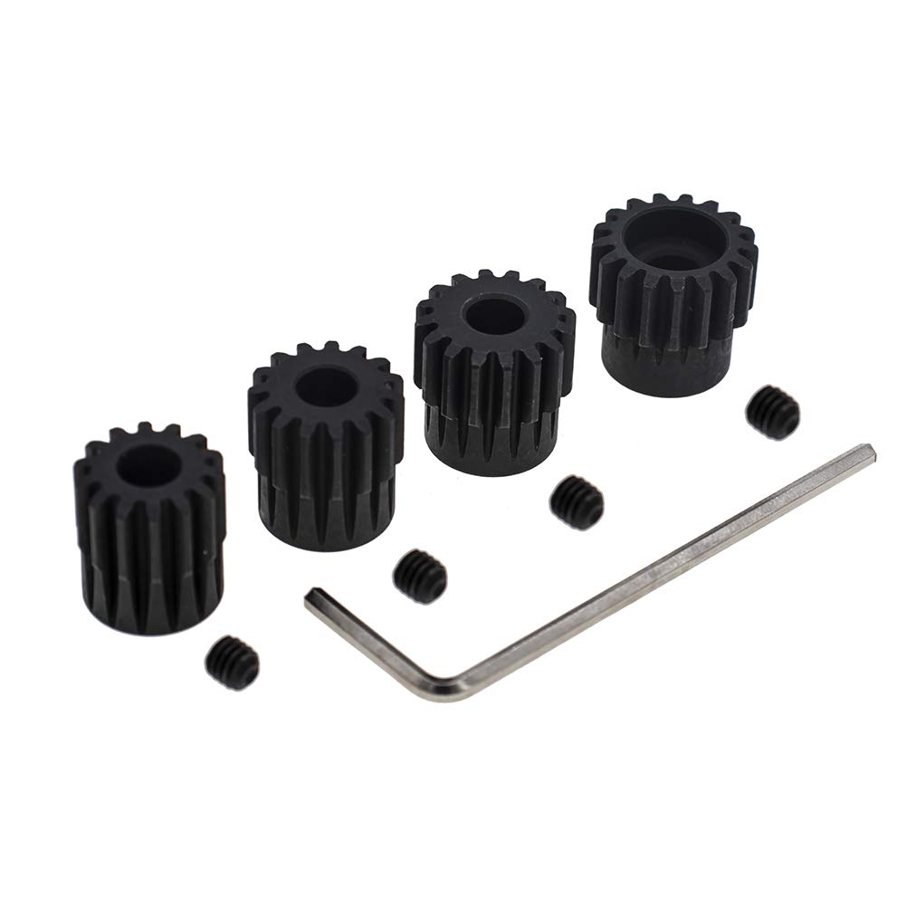 Snapklik.com : GTHELE 4pcs 32p Pinion Gear 5mm Set Hardened 14T 15T 16T ...