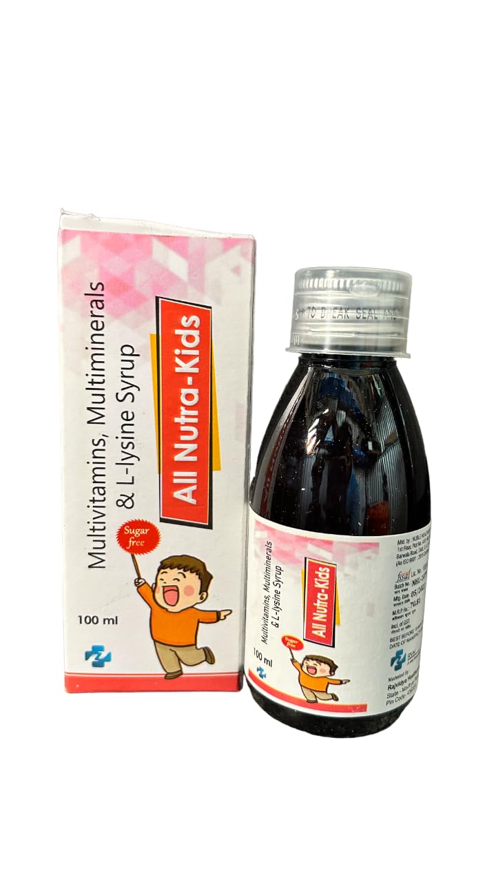 All Nutra- Z Multivtamin, Multimineral,Antioxident & Lycopene Syrup 200 ...
