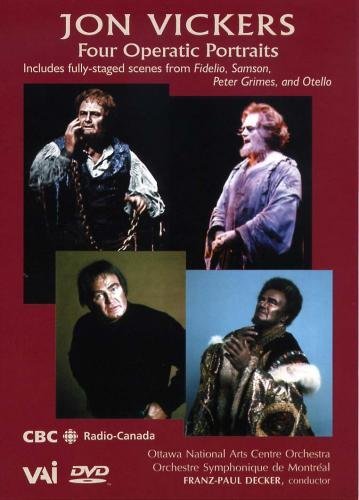 Amazon.com: Jon Vickers: Four Operatic Portraits (Samson, Otello ...