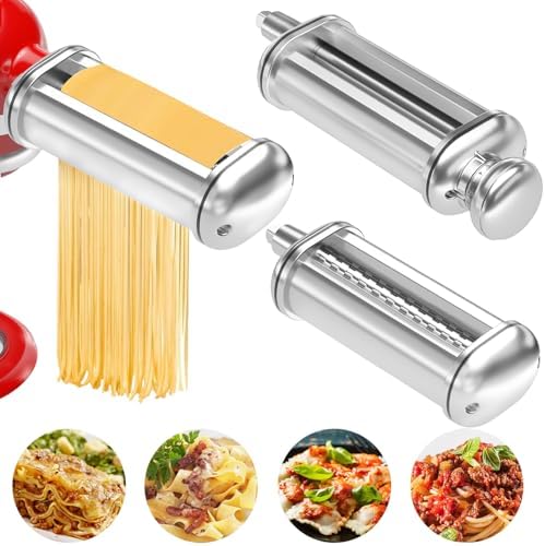 Pasta Maker Attachments for Kitchenaid Stand Mixers, Pasta Attachment ...