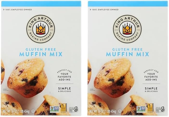 Amazon.com: King Arthur Gluten Free Muffin Mix, 16 oz (Pack of 2)