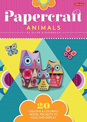 Amazon | Papercraft Animals: 20 creative & colorful model projects to ...