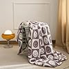 Amazon.com: Baby Throw Blankets with Smiley Faces Checkered Reversible ...