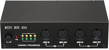 Amazon.co.jp: インターフェイス、UM4X4 USB MIDI インターフェイス 4 IN /4 OUT 64 MIDI ...