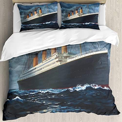 Amazon.com: SNHW Titanic Microfiber Bed Bedding Set, 3 pcs Twin Size ...