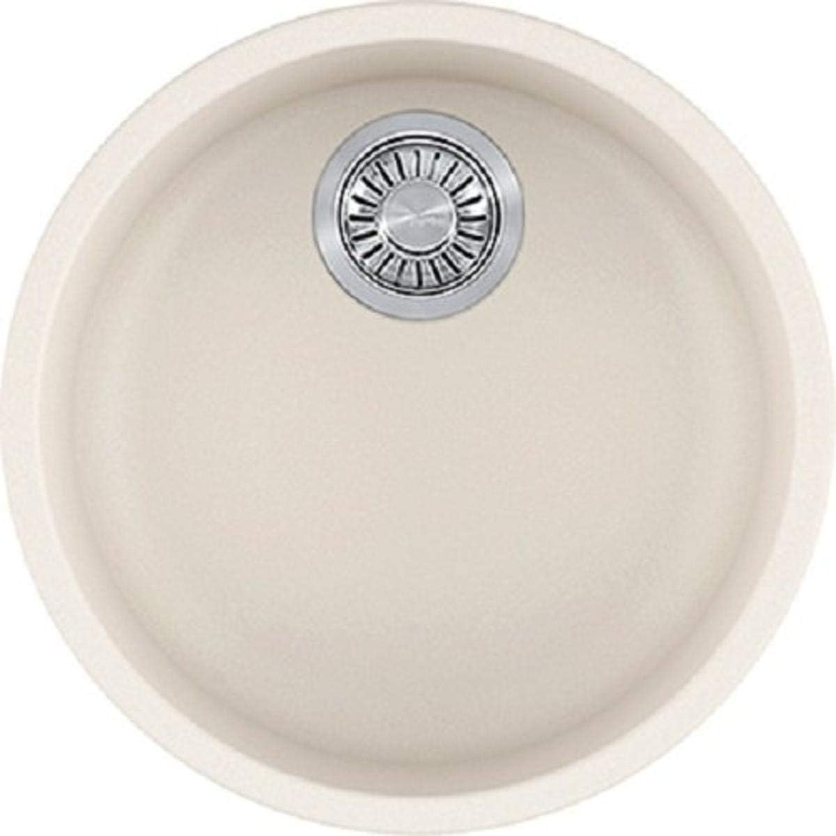 Franke RBG110VAN Rotondo Granite Undermount Round Single Bowl Kitchen ...