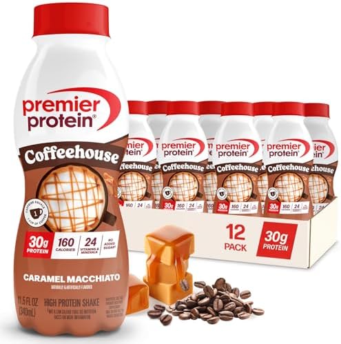 Amazon.com: Premier Protein COFFEEHOUSE Caramel Macchiato Protein Shake ...