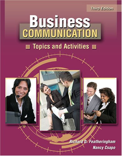 Amazon.com: BUSINESS COMMUNICATION: TOPICS AND ACTIVITIES ...