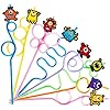 Amazon.com: 24 PCS Monster Drinking Crazy Straws for Kids, Monster ...