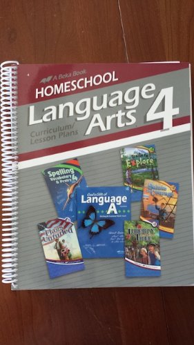 A Beka Language Arts 4 Curriculum/Lesson Plans Homeschool: Pensacola ...