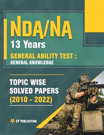 NDA 13 Years General Ability Test : General Knowledge Topic Wise Solved ...