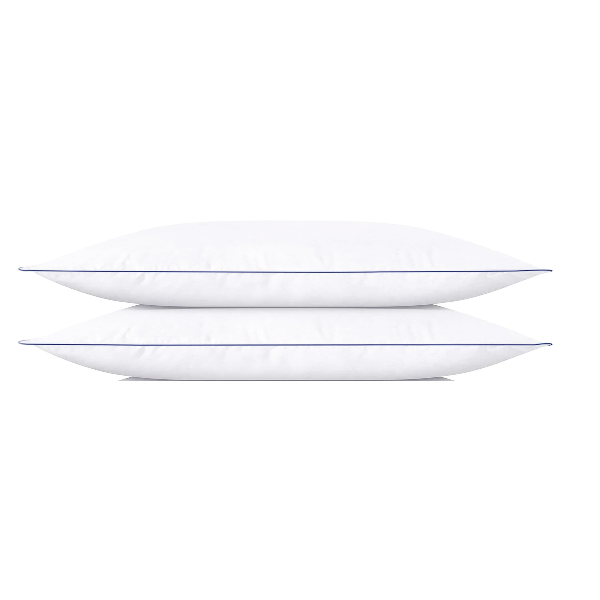 Amazon.com: SILUI Extra Flat Soft Thin Pillows Standard Size Set of 2 ...