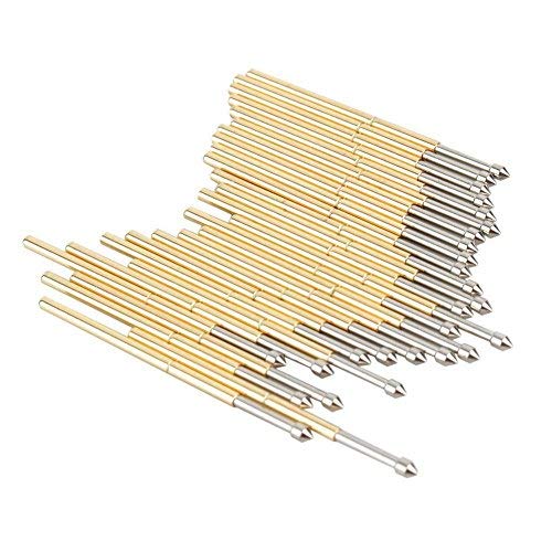 Buy Keenso Spring Test Probe, 100 pcs P100-E2 Spring Test Probes Dia 1 ...