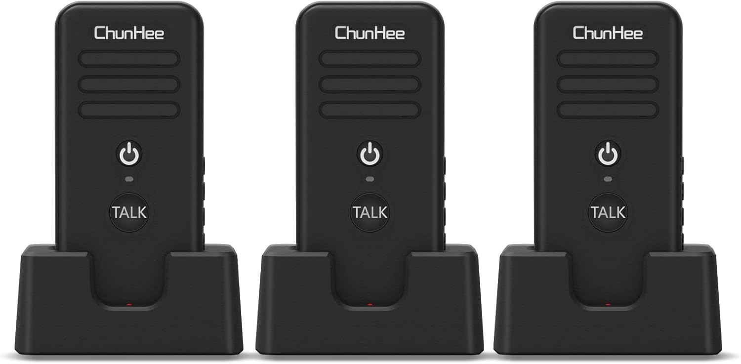 Amazon.com: ChunHee Intercoms Wireless for Home, 16 Channels Intercom ...