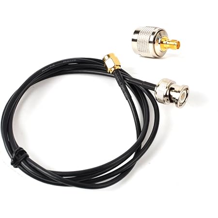 Amazon | 変換ケーブル SMAP to BNCP/SMA オス ⇔ BNC オス 同軸ケーブル 全長1M SMAJ-NP変換コネクタ付 | ノーブランド品 | 無線機ケーブル・配線パーツ