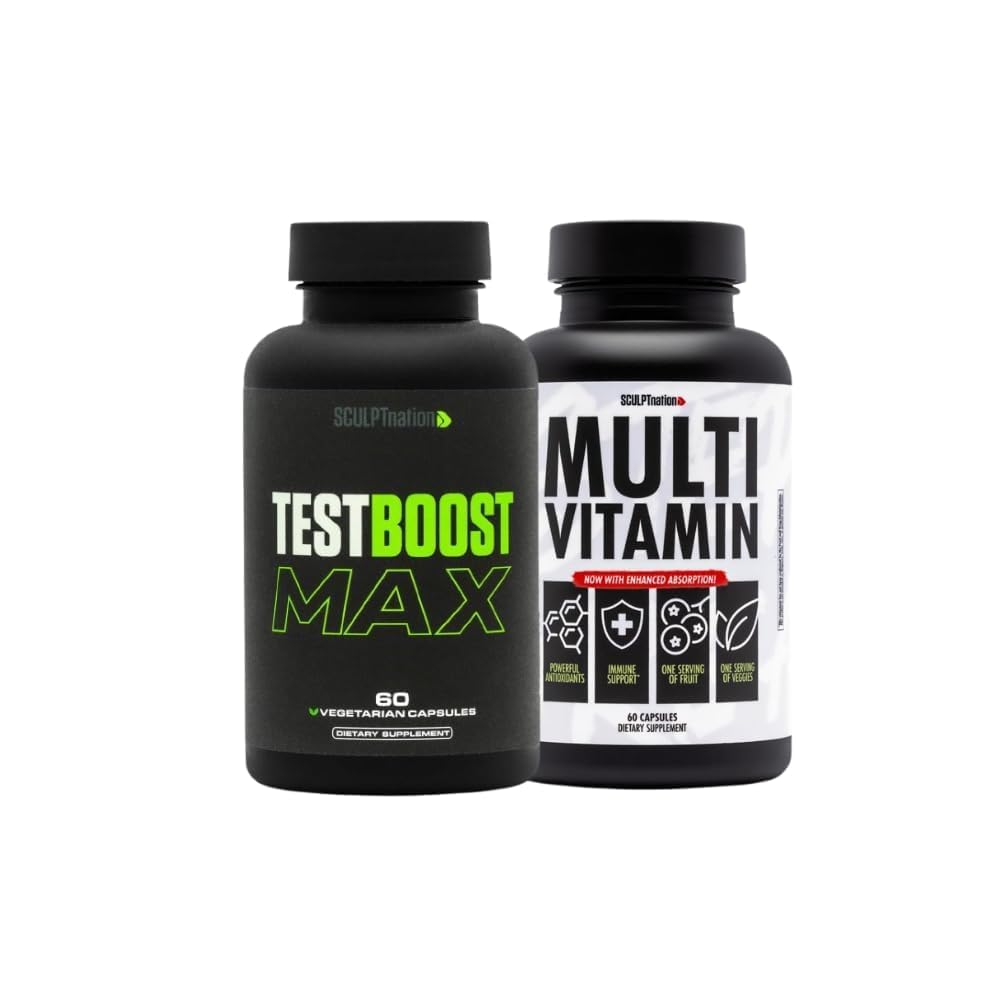 Amazon.com: Sculpt Nation by V Shred Test Boost Max and Multivitamin ...