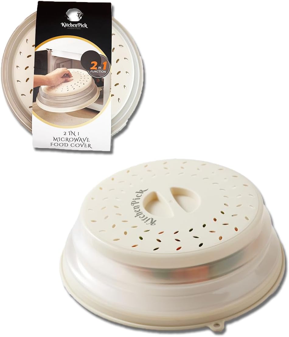 Amazon.com: KitchenPick Microwave Splatter Cover for Food, microwave ...