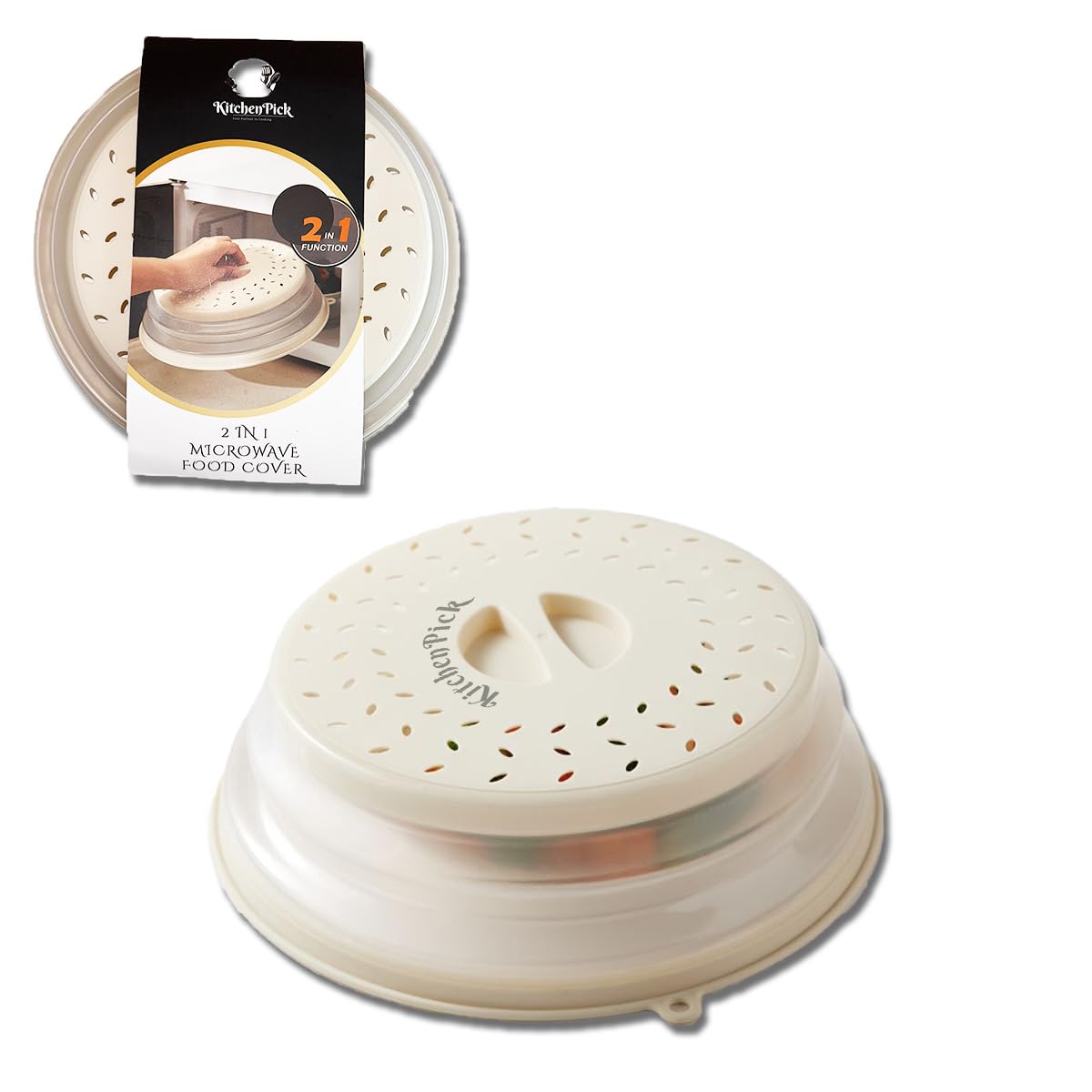 Amazon.com: KitchenPick Microwave Splatter Cover for Food, Large ...
