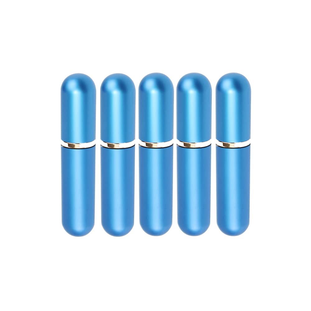 Amazon.com : Blue Aluminum Essential Oil Nasal Inhaler Tubes Personal ...