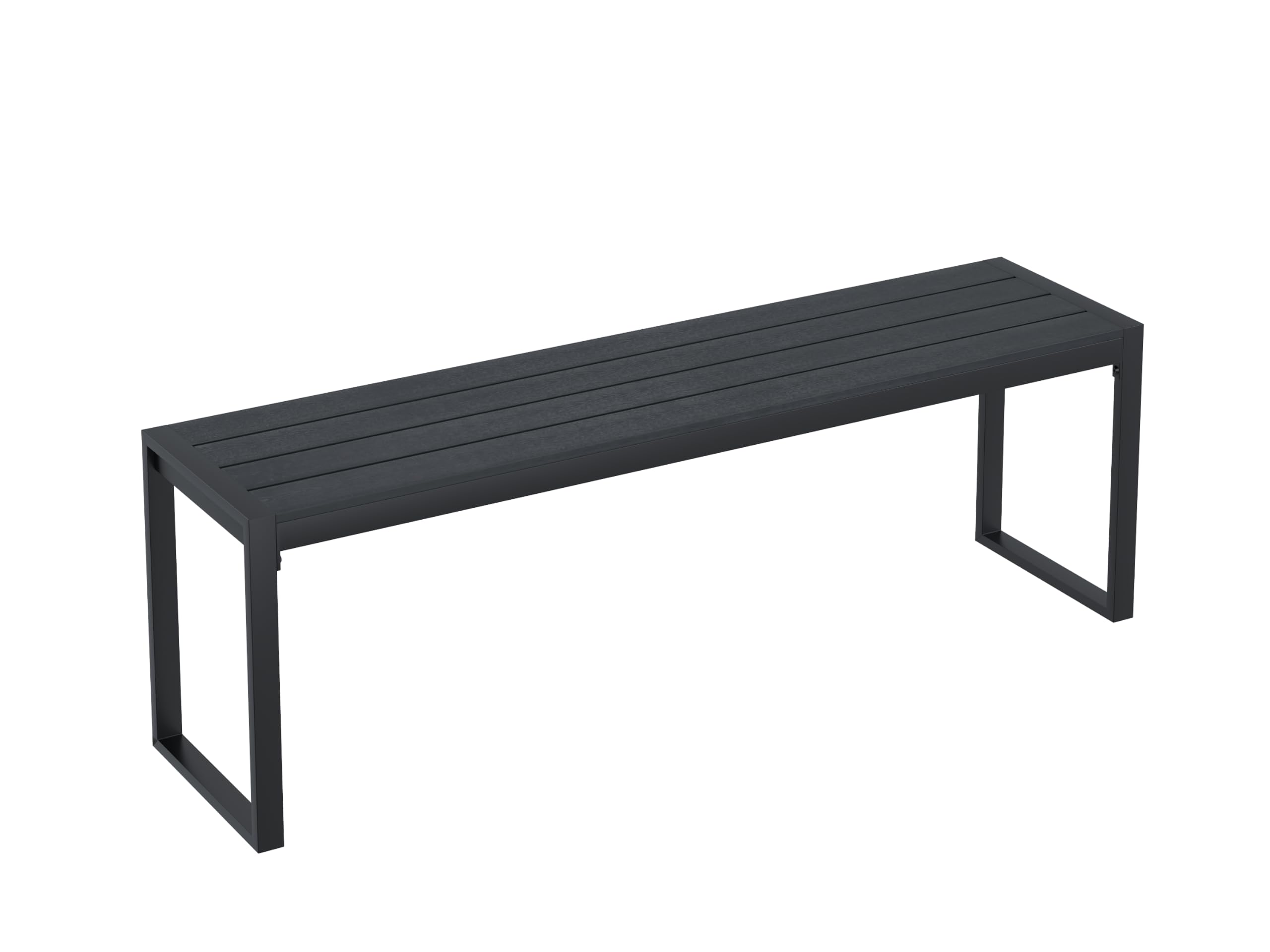 Amazon.com: VICLLAX Outdoor Bench for Lawn Garden, Backless Patio ...