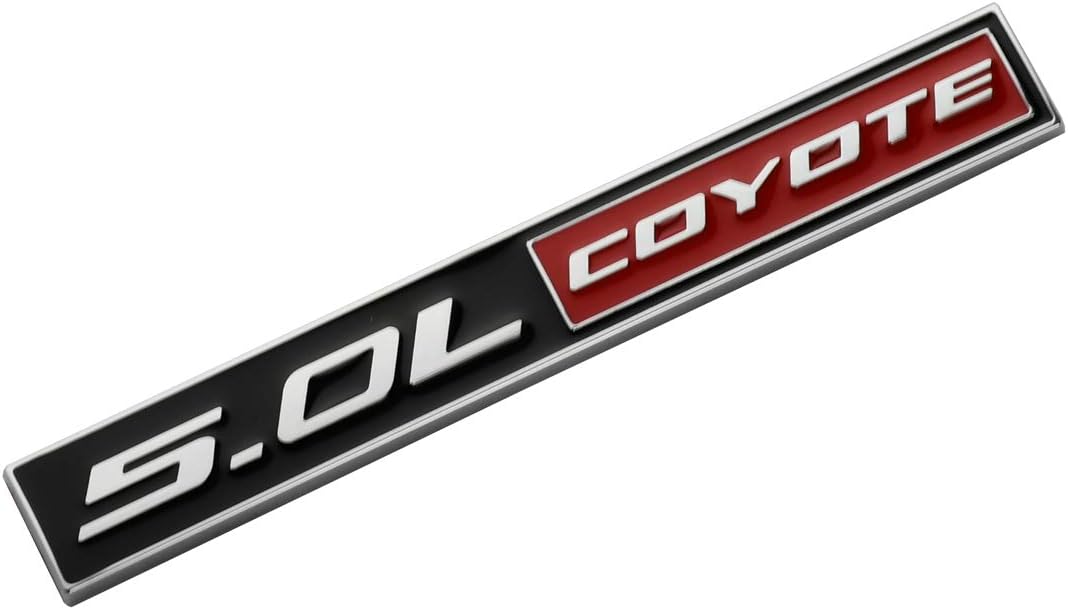 Amazon.com: 2 PACK Metal 5.0L COYOTE V8 Emblem Badge Fit For Ford ...
