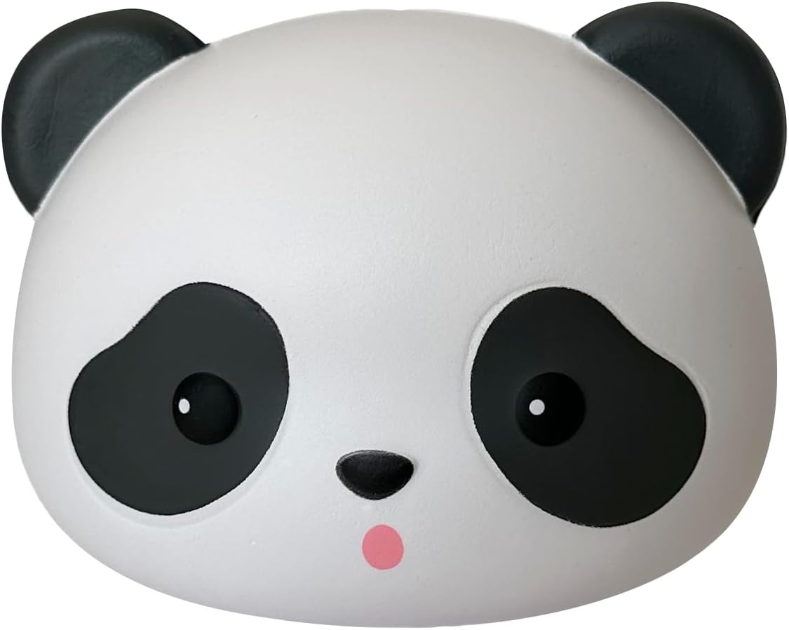 Amazon.com: ASMFUOY Cute Panda Head Squishies Toy Slow Rising Animal ...