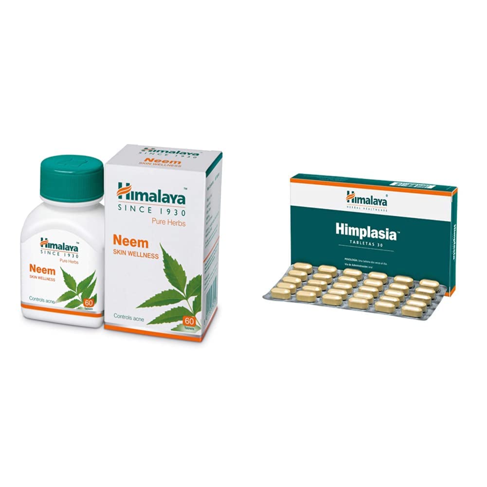 Himalaya Wellness Pure Herbs Skin Wellness Tablets - 60 Count (Neem ...