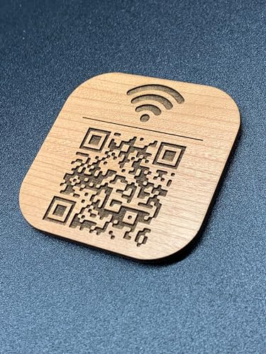 Axahuhavn Personalized Home WiFi, Air BnB Wifi Scan, Wooden - Want It All