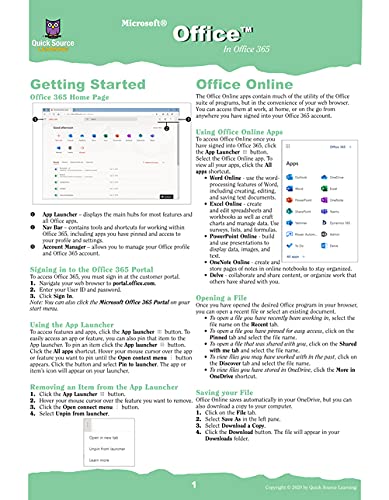 Office in Office 365 Quick Source Reference Guide: Quick Source: 9781935518969: Amazon.com: Books