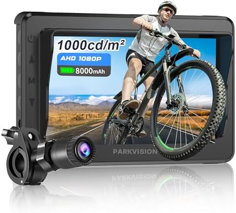 Amazon.com: PARKVISION Bicycle Rear View Camera Recorder, 1080P ...