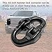 Amazon.com: 2 pc 1/2 inch Tow Hitch Safety Chain Hammer Lock with Chain ...