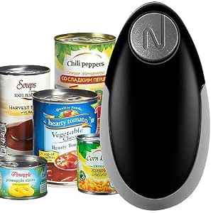 Electric Can Opener, Open Your Cans with A Simple Push of Button ...