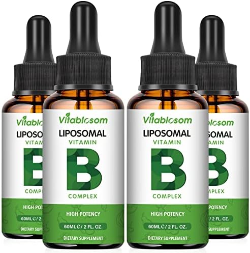 Amazon.com: Liposomal Vitamin B Complex Liquid Drops,Sublingual ...