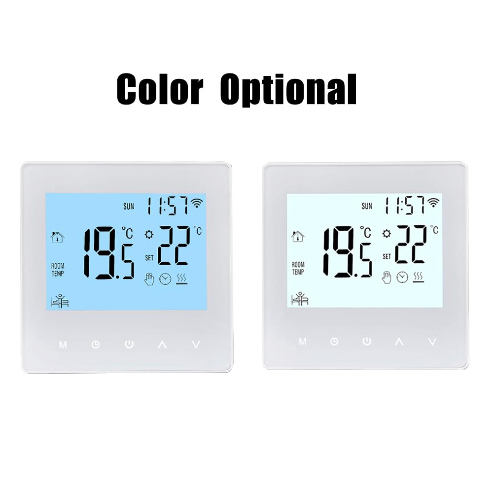 Snapklik.com : Smart Tuya WiFi Thermostat 3A Digital Programmable LCD Display Underfloor Heating ...