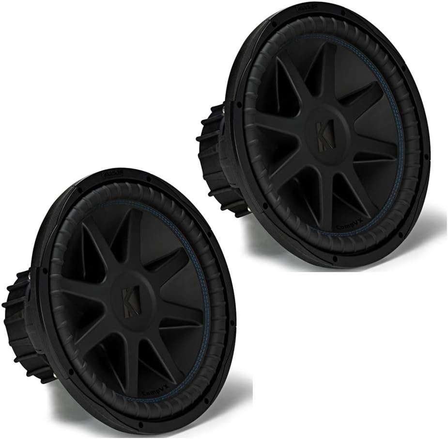 Amazon.com: KICKER (2) 44CVX152 Comp VX CVX 15" 4000w Car Subwoofers ...