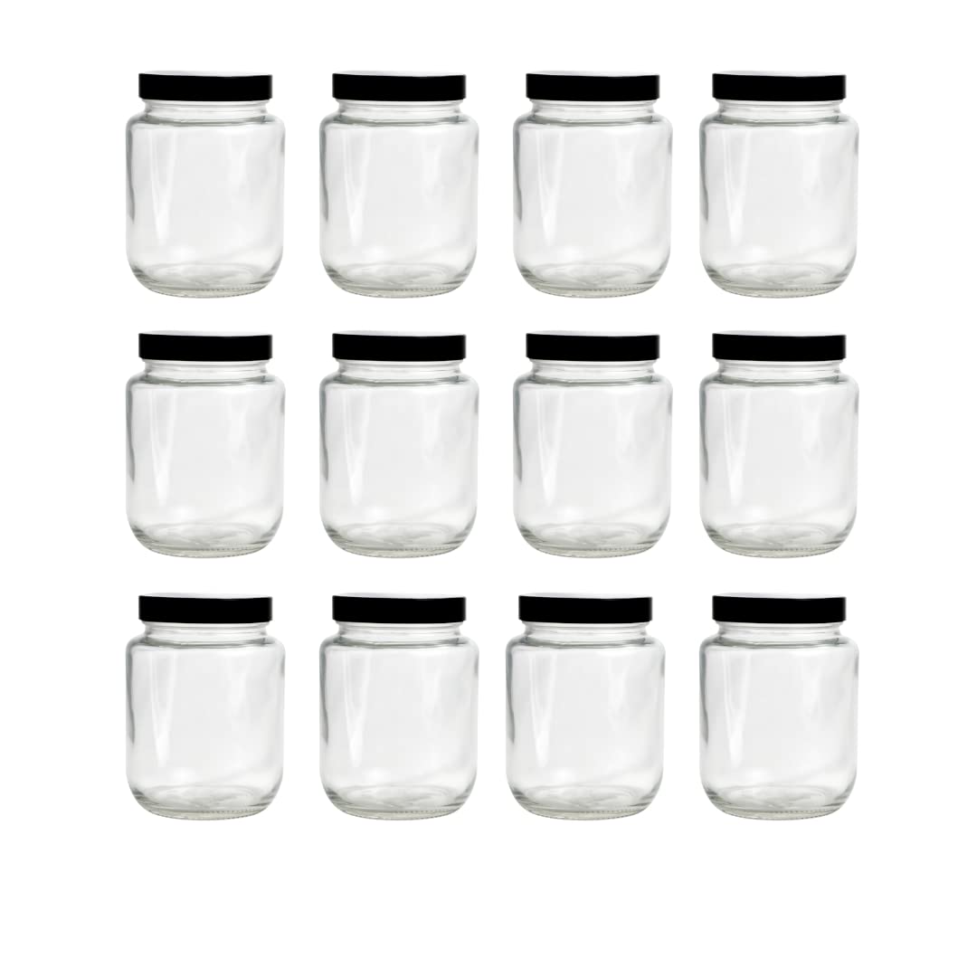 Buy Pure Tree Round Glass Jar 750 ml | BPA Free Glass jars for kitchen ...