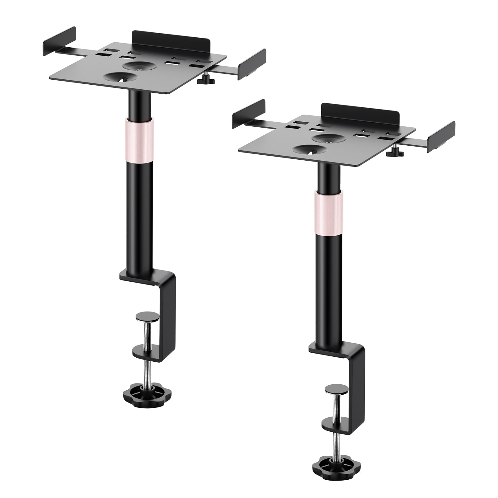 Amazon.com: Futrue-Wolker Desk Clamp Studio Monitor Speaker Stands Set ...