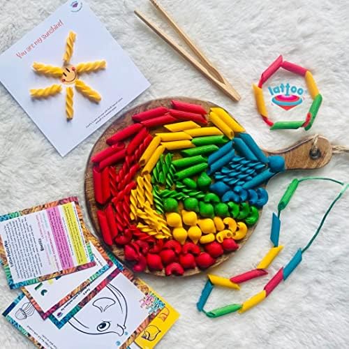 Lattooland Rainbow Sorting Activity Set for Toddlers | Counting Colour ...