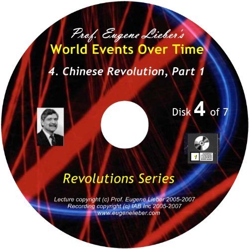 Revolutions Series: Chinese Revolution, Parts 1 & 2; World Events Over ...