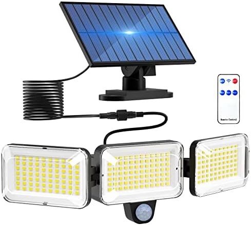 LOTMOS Solar Lights Outdoor Garden with Remote Control 224LED 270 ...